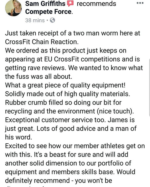 Review - Crossfit Chain Reaction – Compete Force - Fitness Worms & Sandbags